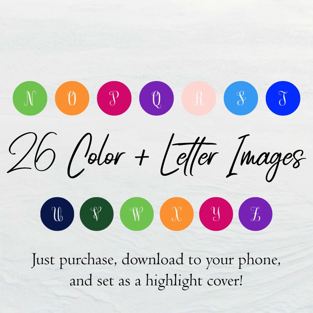 Alphabet Rates On Instagram