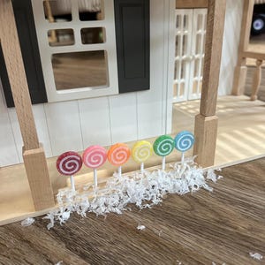 Minature Candyland Display ~ Miniature Lollipops ~ Dollhouse Candy ...
