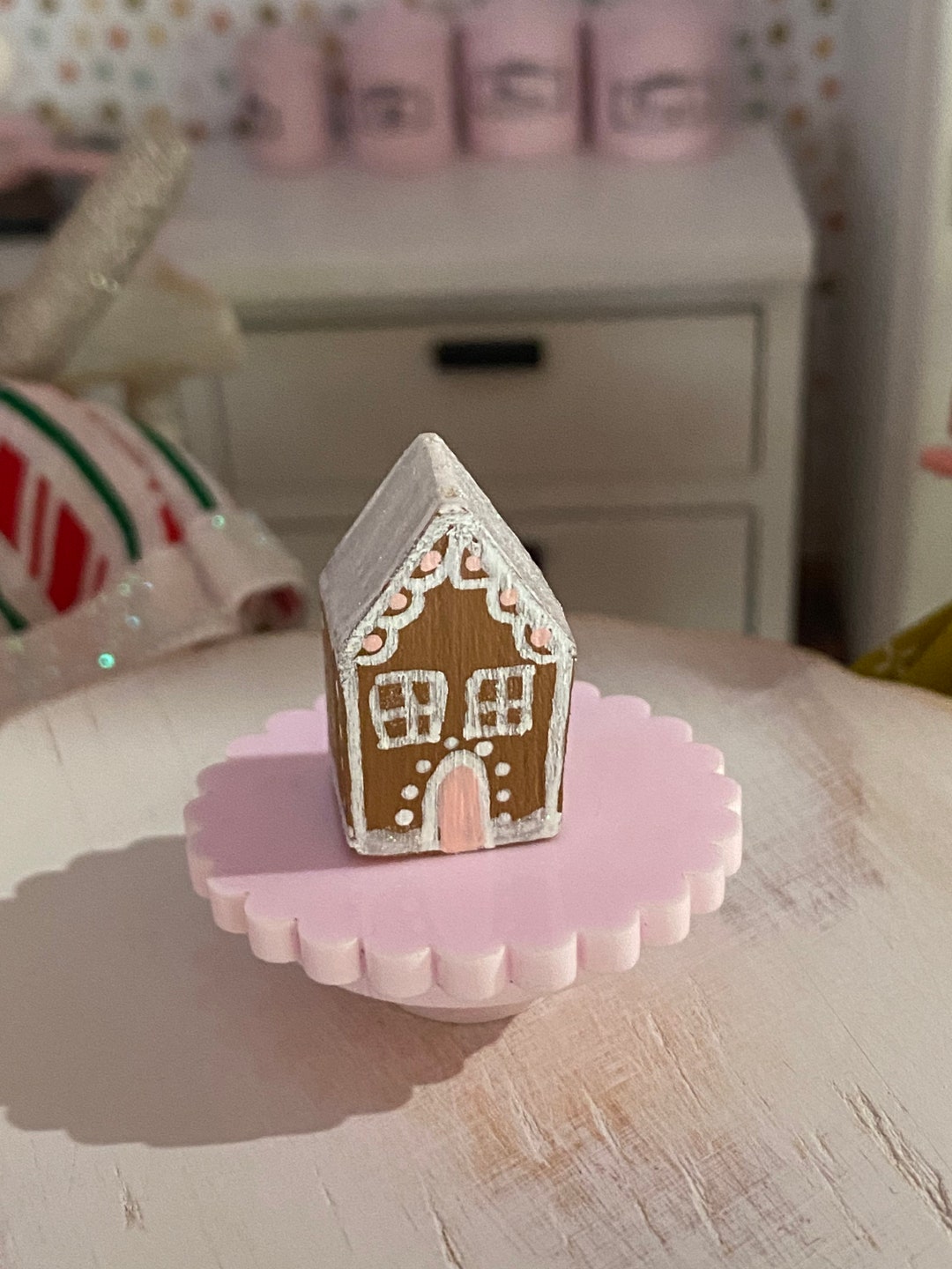 Teeny Tiny Gingerbread House Miniature Gingerbread House - Etsy