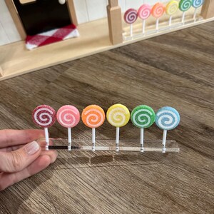 Minature Candyland Display ~ Miniature Lollipops ~ Dollhouse Candy ...