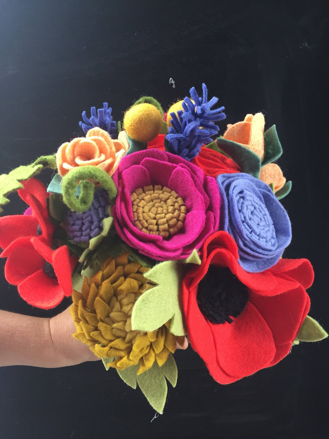 DEPOSIT for Custom Bridal Bouquet / Wedding Flowers Bridesmaides ...