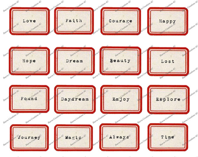 Digital Labels Printable, Black and White - Etsy Canada