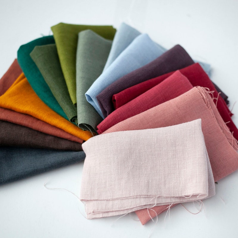 Linen Fabric Scraps - Etsy