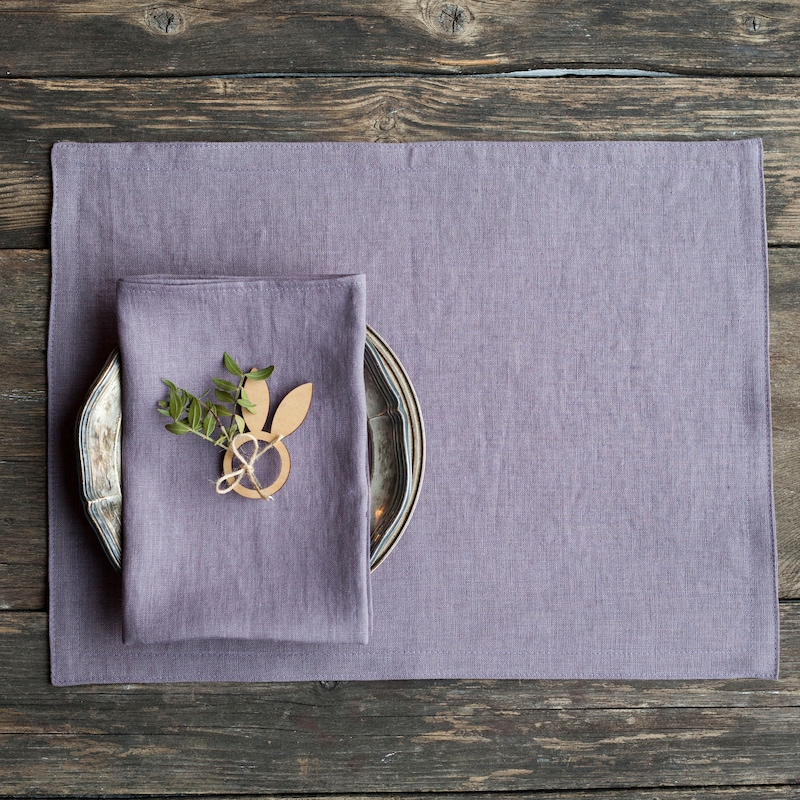 Purple Placemats - Etsy UK