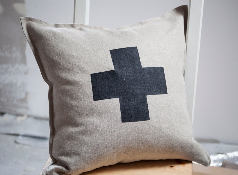 Swiss Cross Pillow Cover Cross Pillow Decorative Pillow - Etsy
