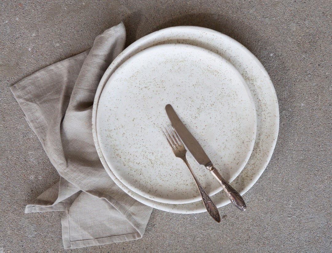 Natural Linen Napkins Set | Tan Shade Napkins| Eco-friendly ...