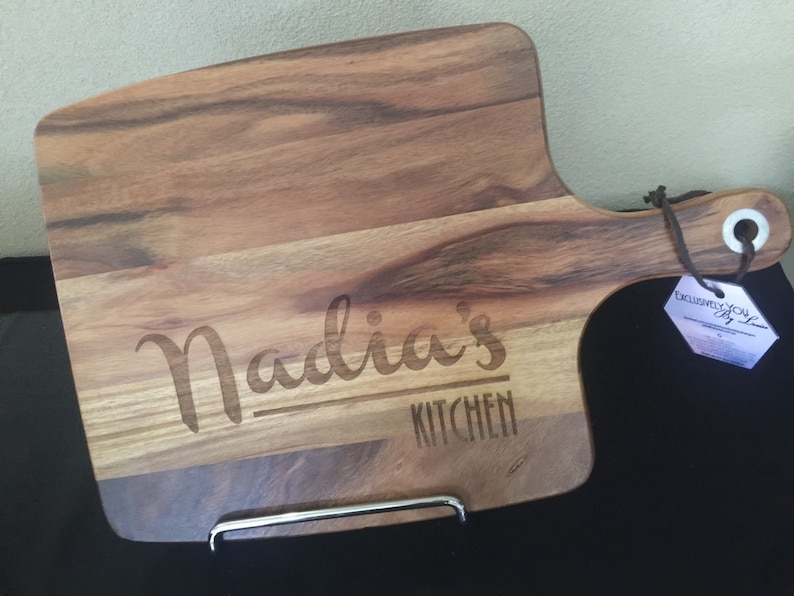 Personalised "kitchen" Chopping Board Customised for You, the Perfect ...