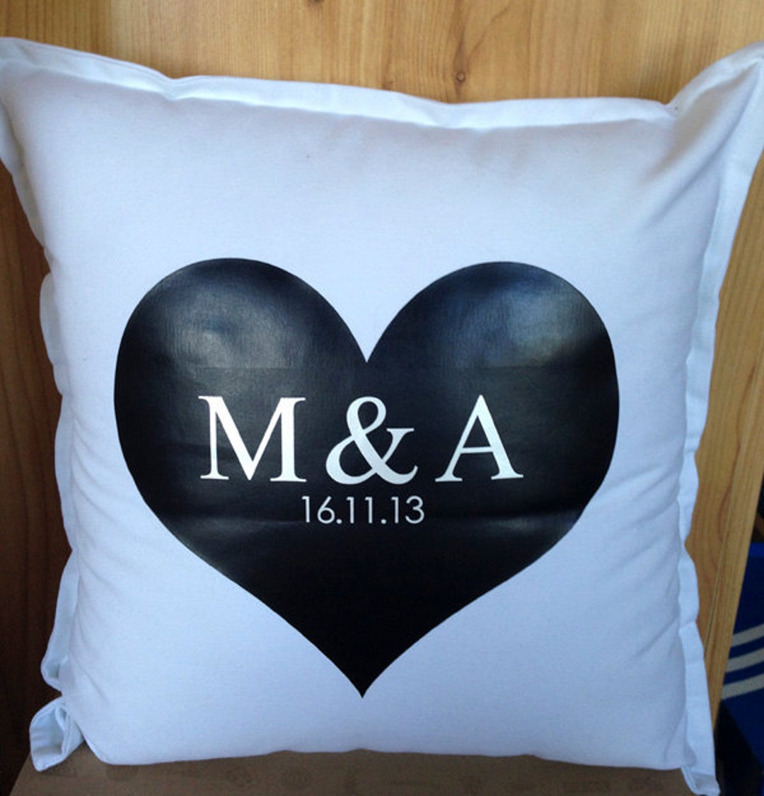 Personalized Couple Initial Pillow – Custom Wedding, Engagement Gift - Etsy
