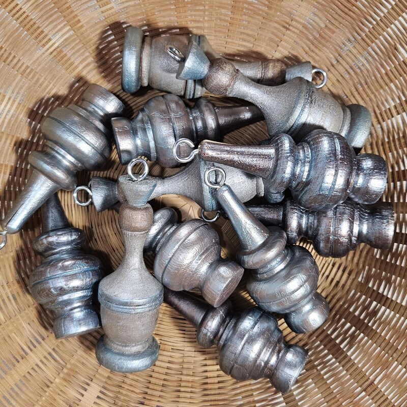 Wood Finials - Etsy