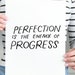 Perfection is the Enemy of Progress Print: Motivational Office Art ...