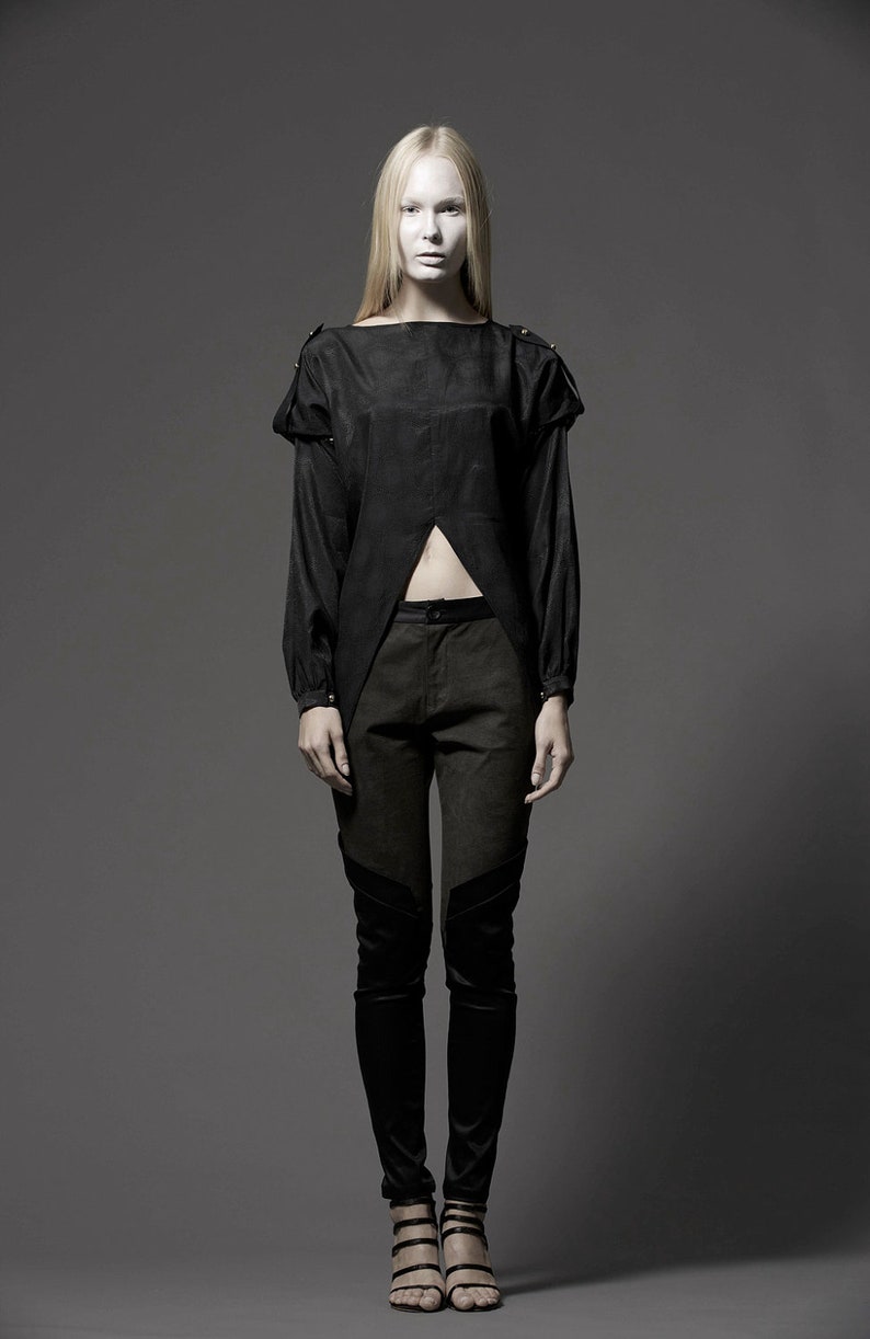 Two Way Wear Black Blouse - Etsy