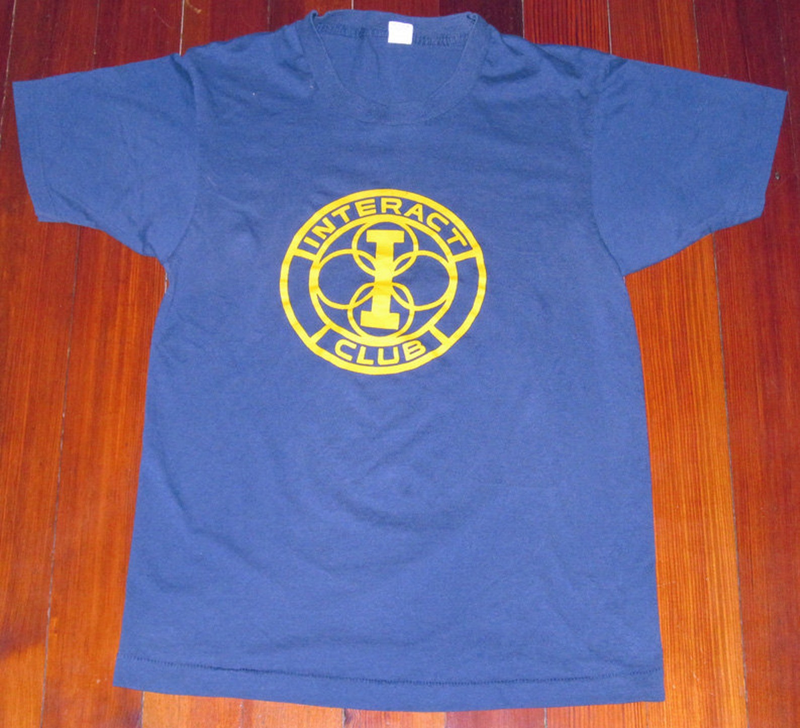 A Club for Talkers Vintage 1970s or Early 1980s INTERACT CLUB T-shirt ...