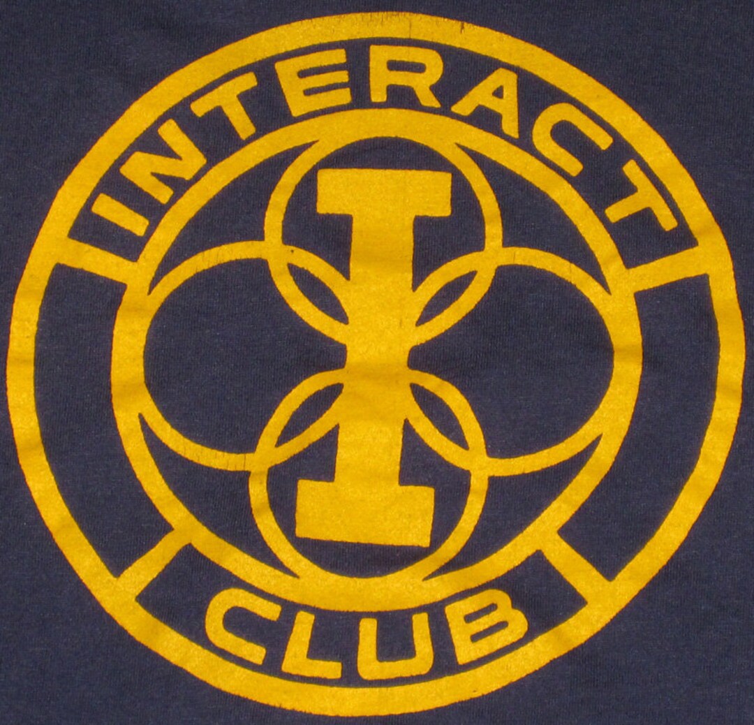 A Club for Talkers Vintage 1970s or Early 1980s INTERACT CLUB T-shirt ...