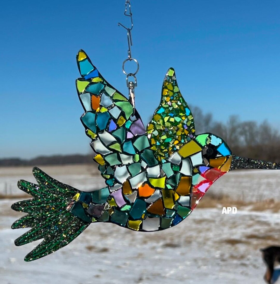 Hummingbird.. APD.. Suncatcher.. Garden Decor.. Bird Lovers Gift ...