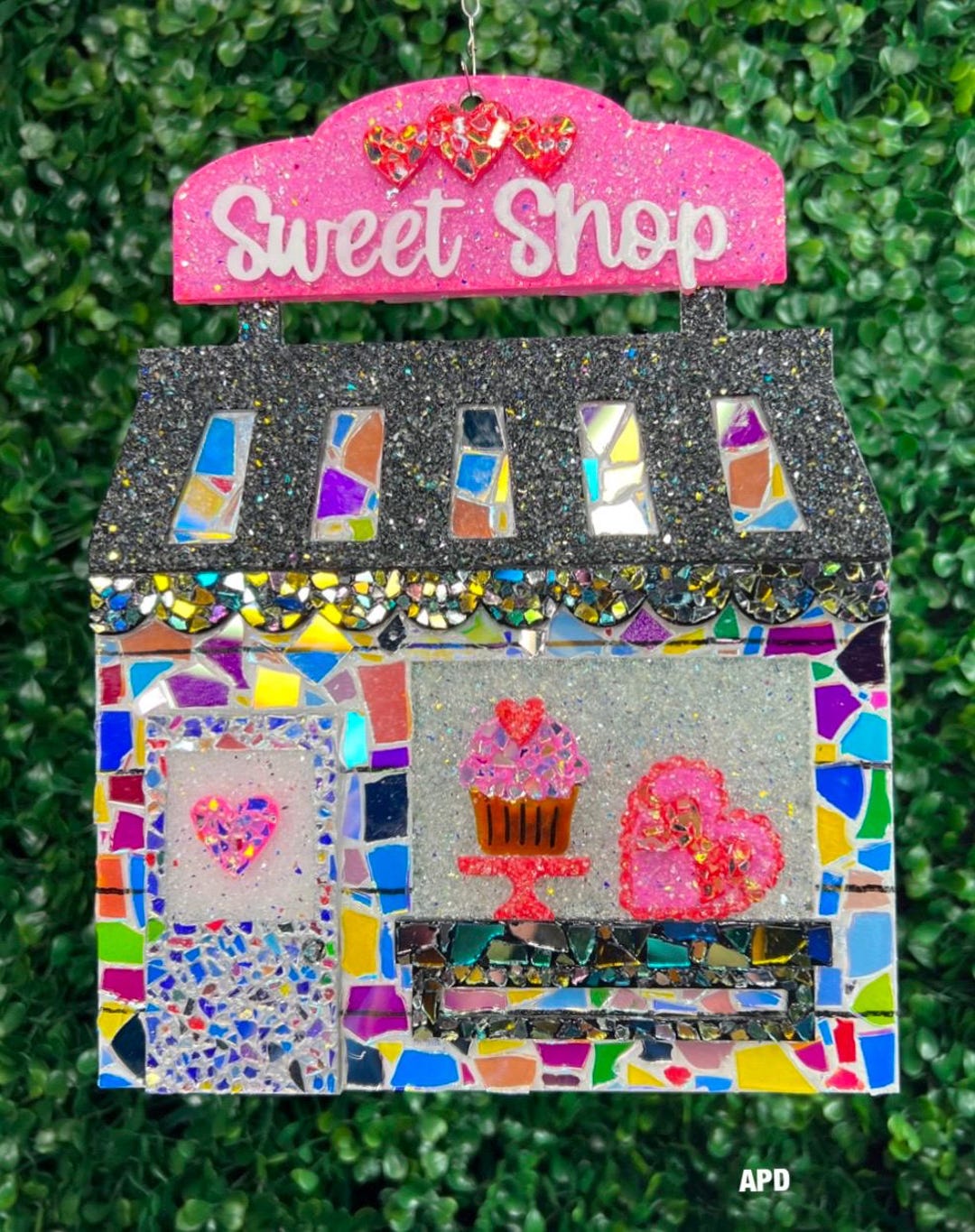 Valentine Sweet Shop.. APD.. Suncatcher.. Valentines Day Gift.. Garden ...