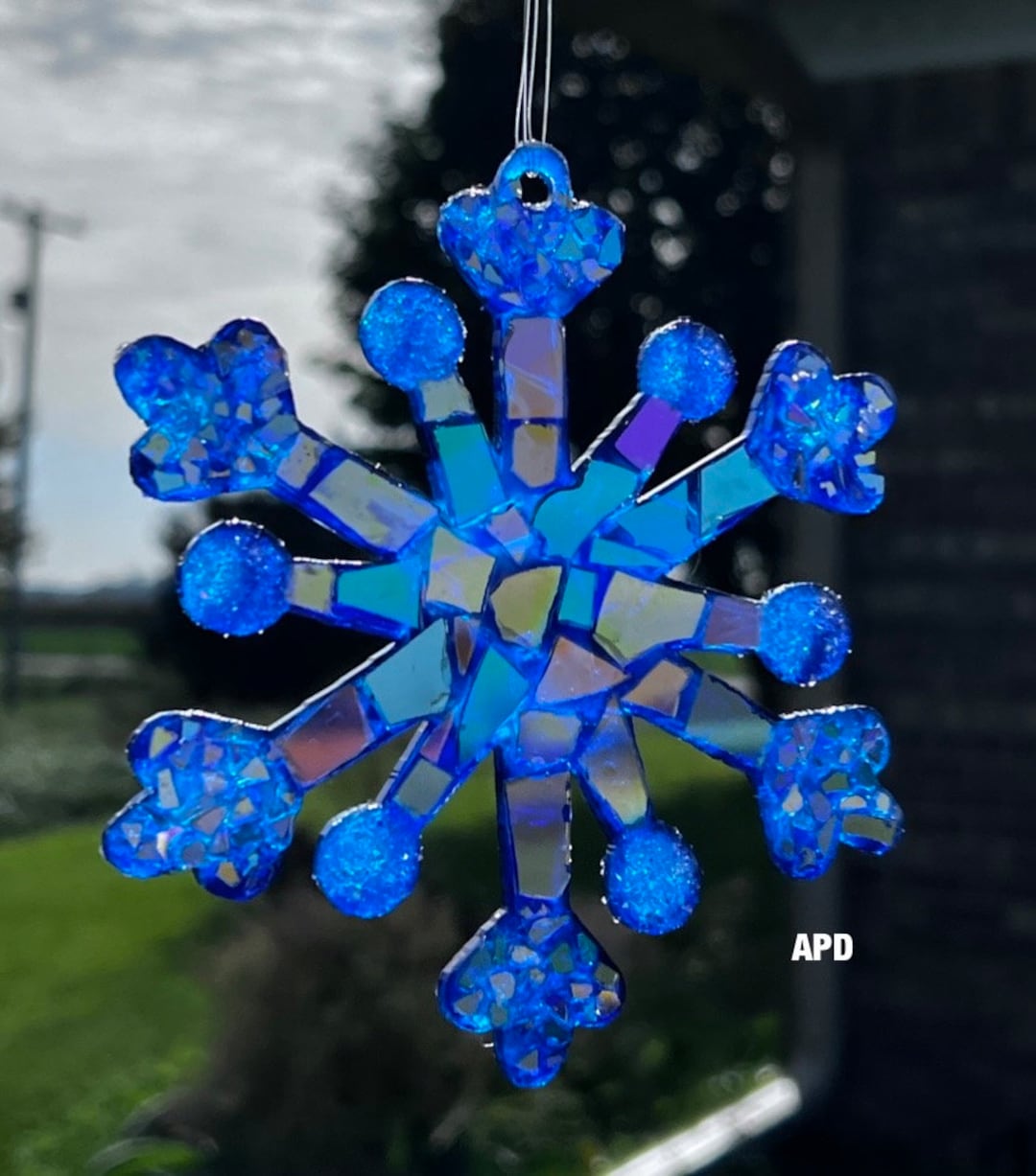 Snowflake Suncatcher.. APD.. Suncatchers.. Seasonal Item.. Whirlygig ...