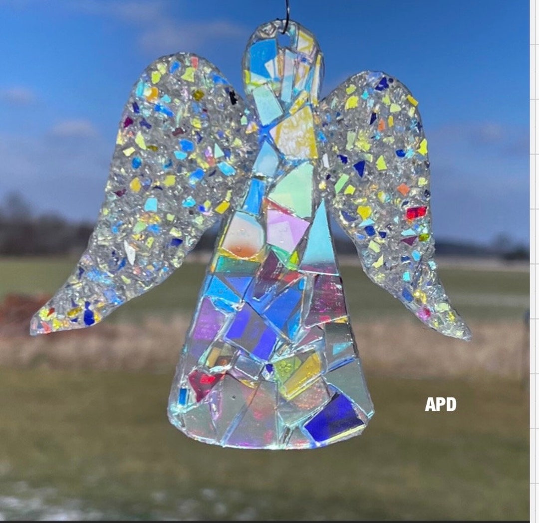 4.5” Angel.. APD.. Sun Catcher.. Suncatchers.. Remembrance Gift ...