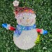 10” Snowman.. APD.. Frosty Snowmen.. Suncatcher.. Seasonal Item ...