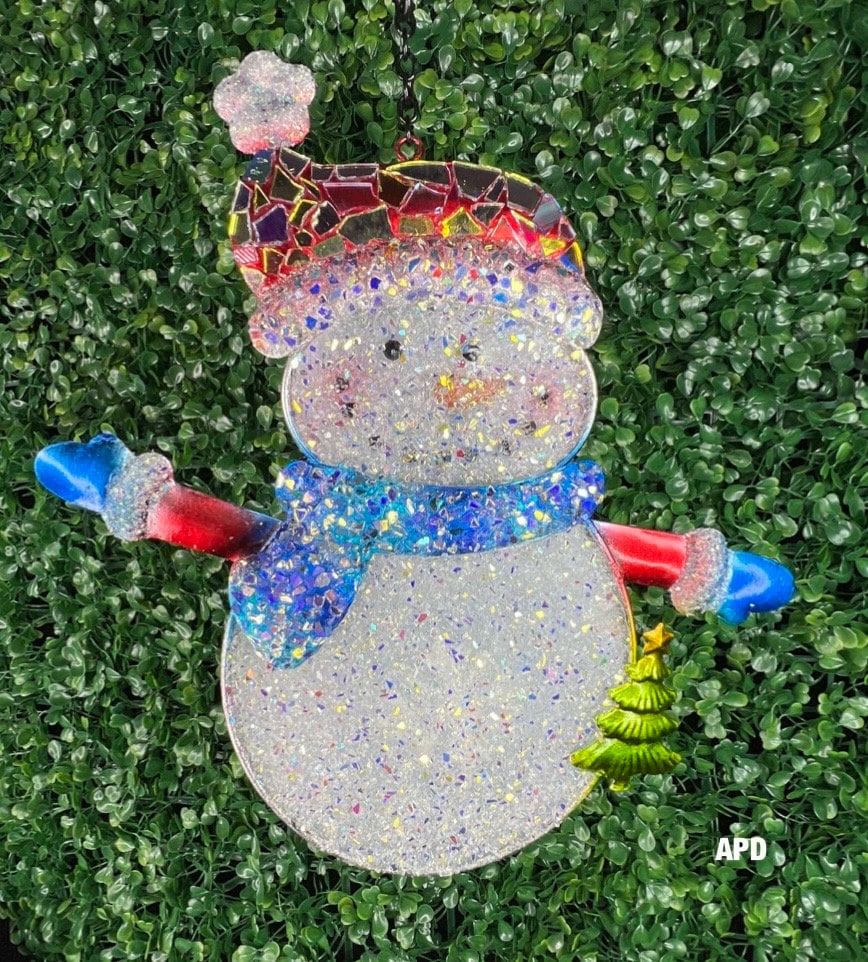 10 Snowman.. APD.. Frosty Snowmen.. Suncatcher.. Seasonal - Etsy
