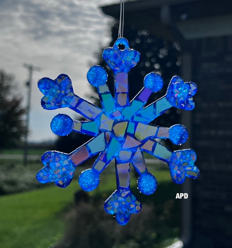 Snowflake Suncatcher.. APD.. Suncatchers.. Seasonal Item.. Whirlygig ...