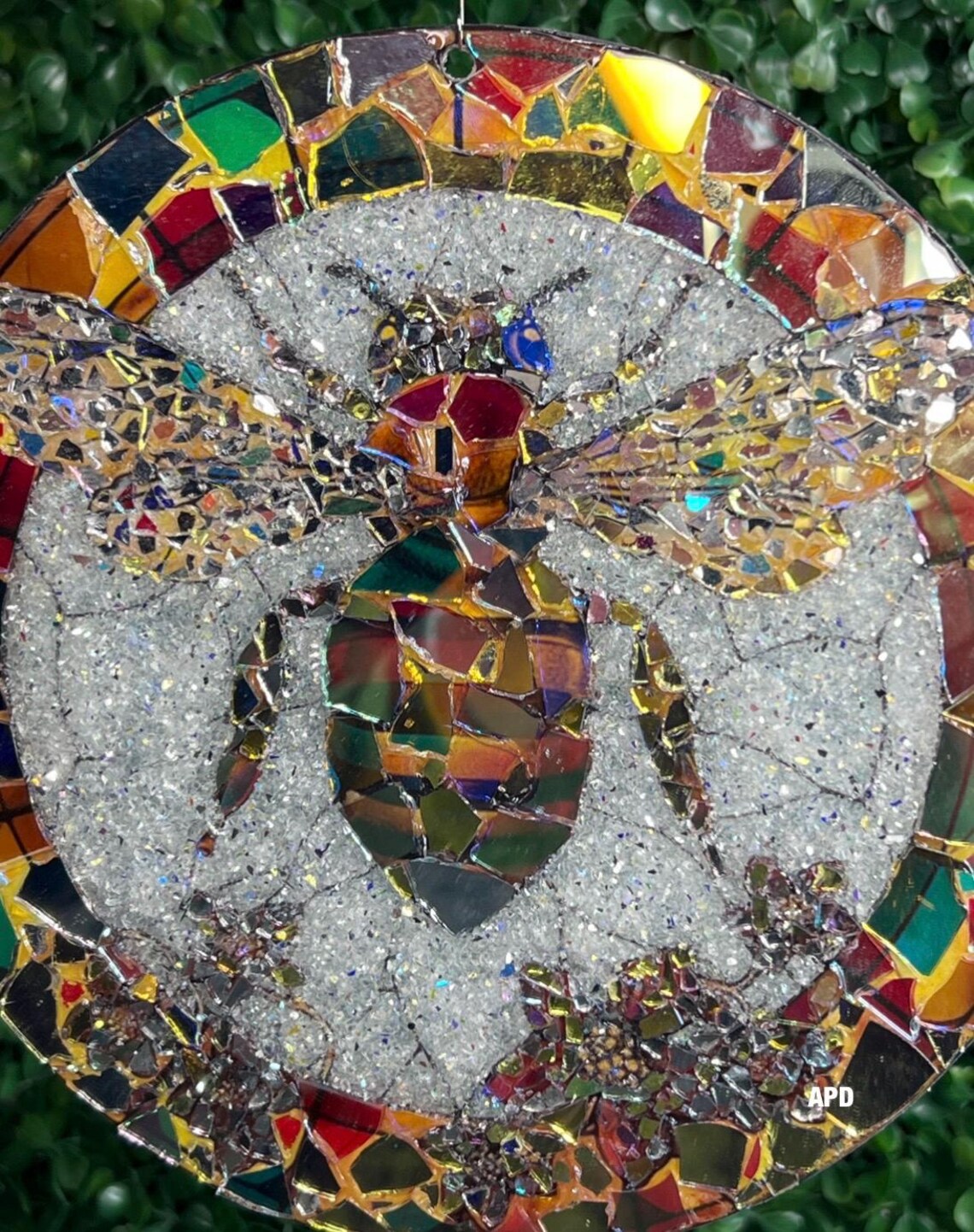 Bee.. APD.. Suncatcher.. Honey Bee.. Garden Decoration.. Yard Art ...