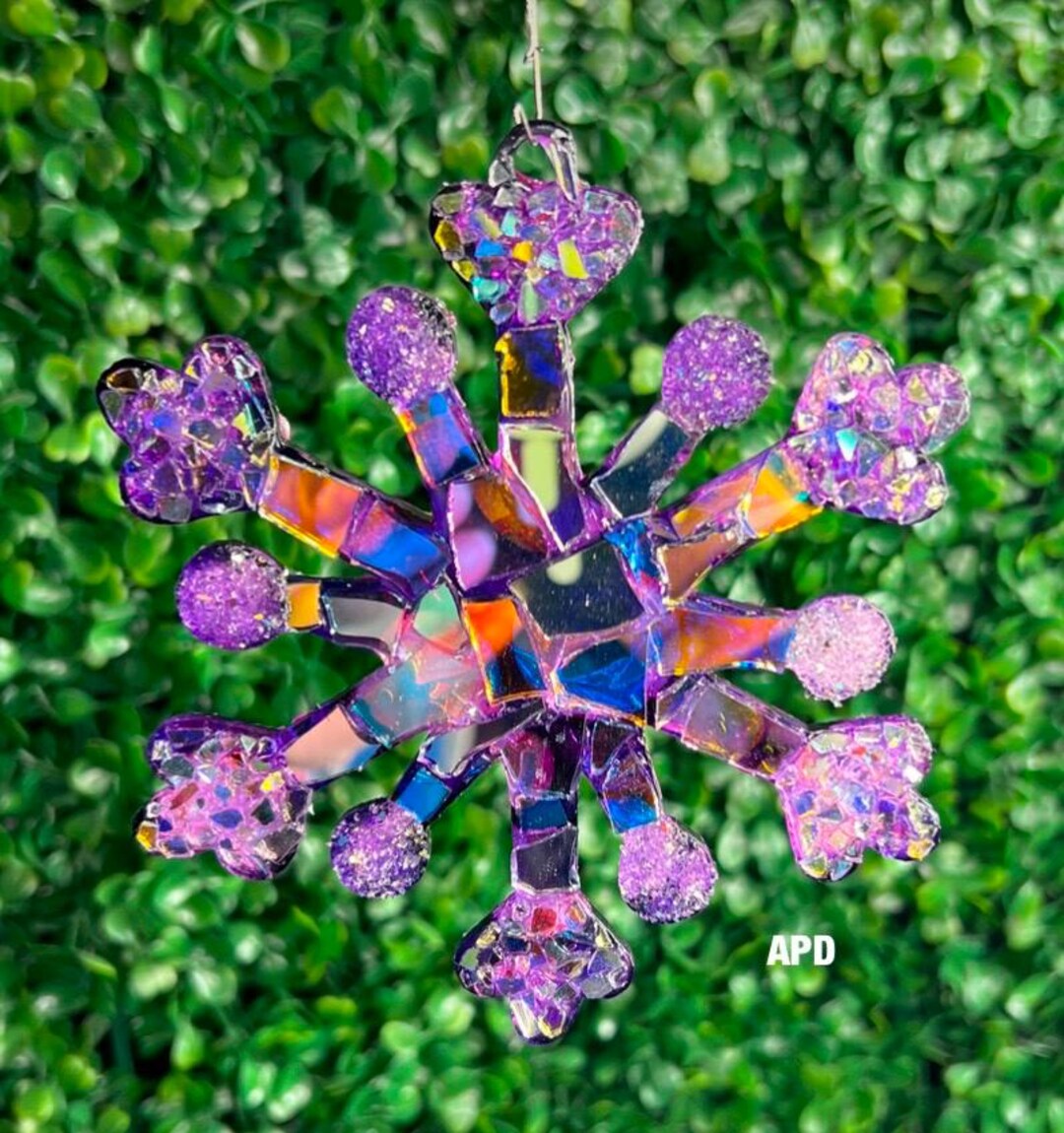 Snowflake Suncatcher.. APD.. Suncatchers.. Seasonal Item.. Whirlygig ...