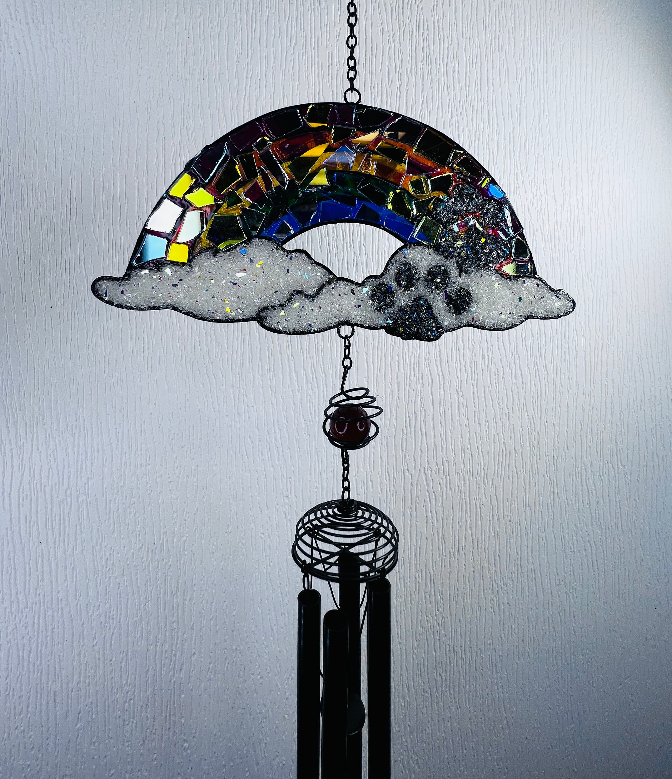 Pet Memorial Wind Chime.. APD.. Garden Decoration.. Wind Chimes.. Bling ...