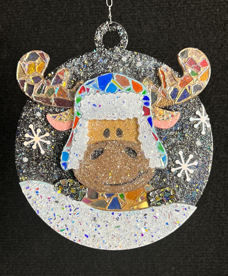 Moose W/ Hat.. APD.. Suncatcher.. Wind Spinner.. Whirlygig.. Winter ...