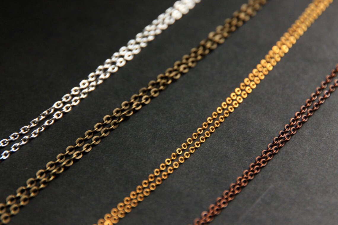 Replacement Chain. (select a Length) Silver Plated Chain. Gold Plated ...