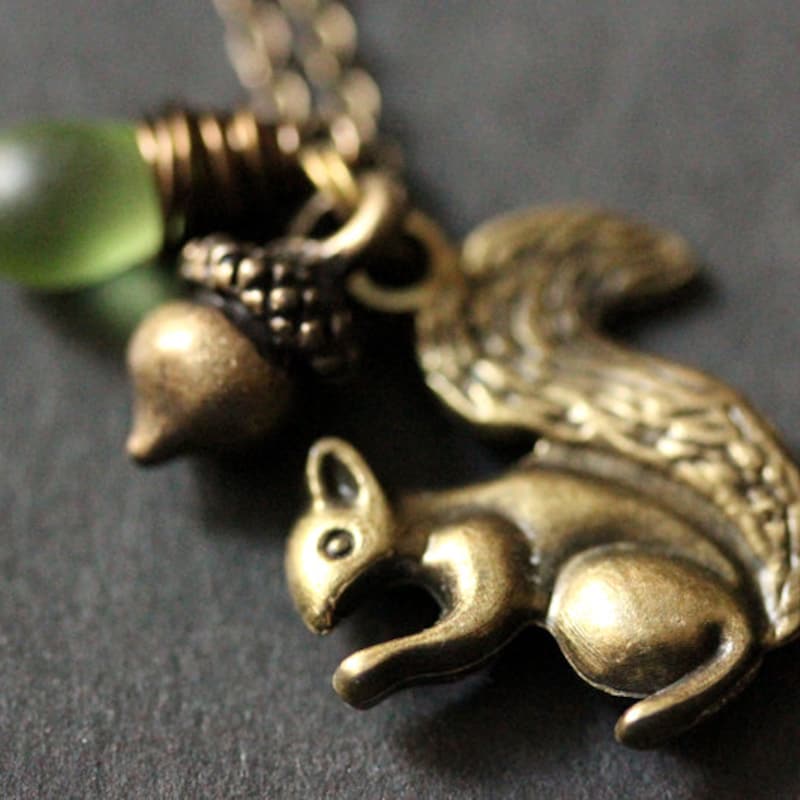 Squirrel Jewelry - Etsy