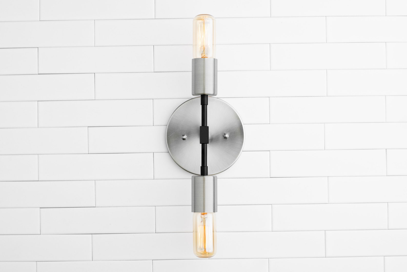 Modern Industrial Sconce - Edison Bulb - Wall Light - Minimalist ...