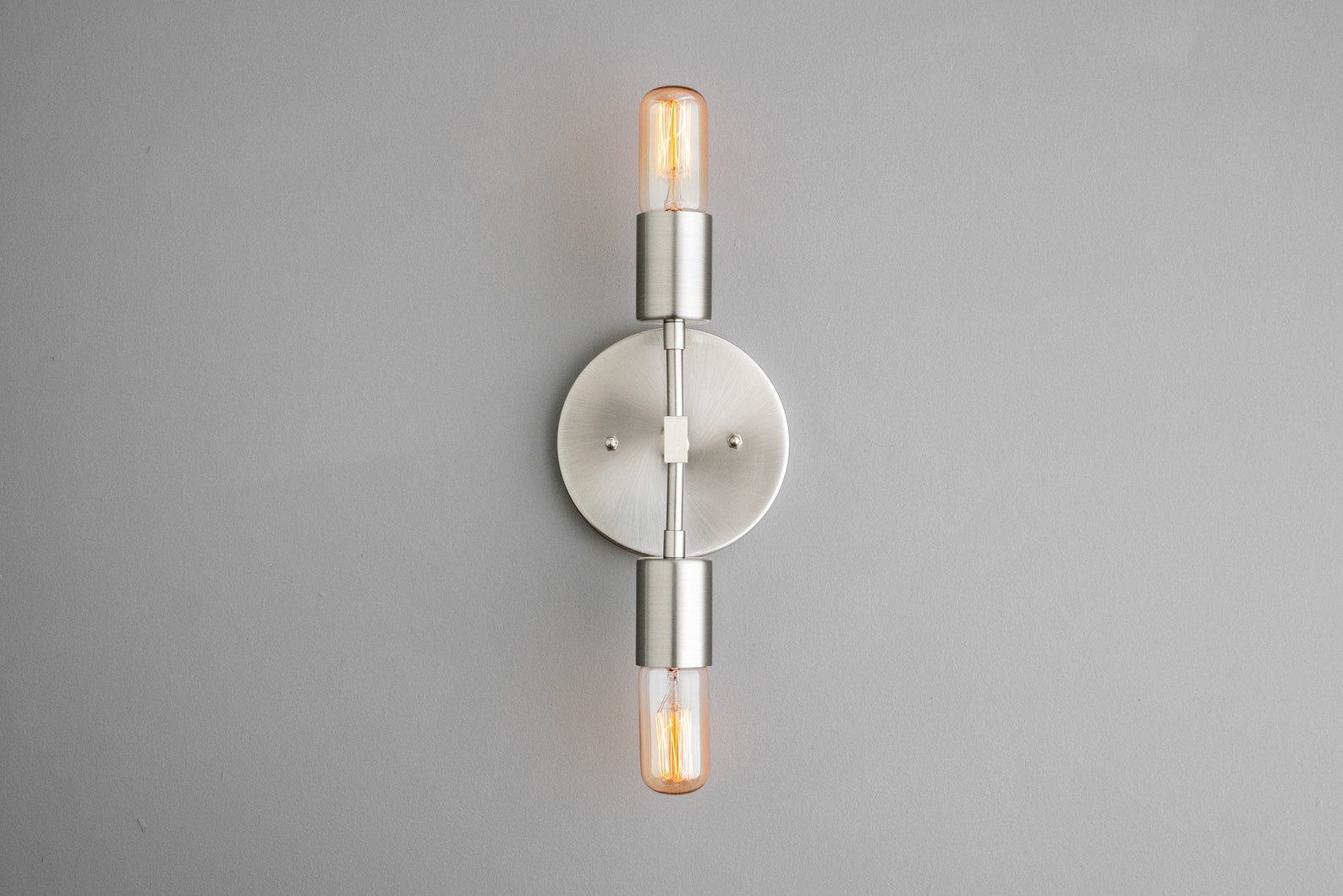 Modern Industrial Sconce - Edison Bulb - Wall Light - Minimalist ...