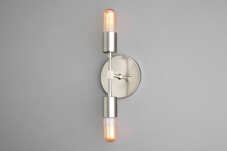 Modern Industrial Sconce - Edison Bulb - Wall Light - Minimalist ...