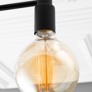 Ceiling Vanity Light - Edison Bulb Light Fixture - Drop Ceiling Lamp ...