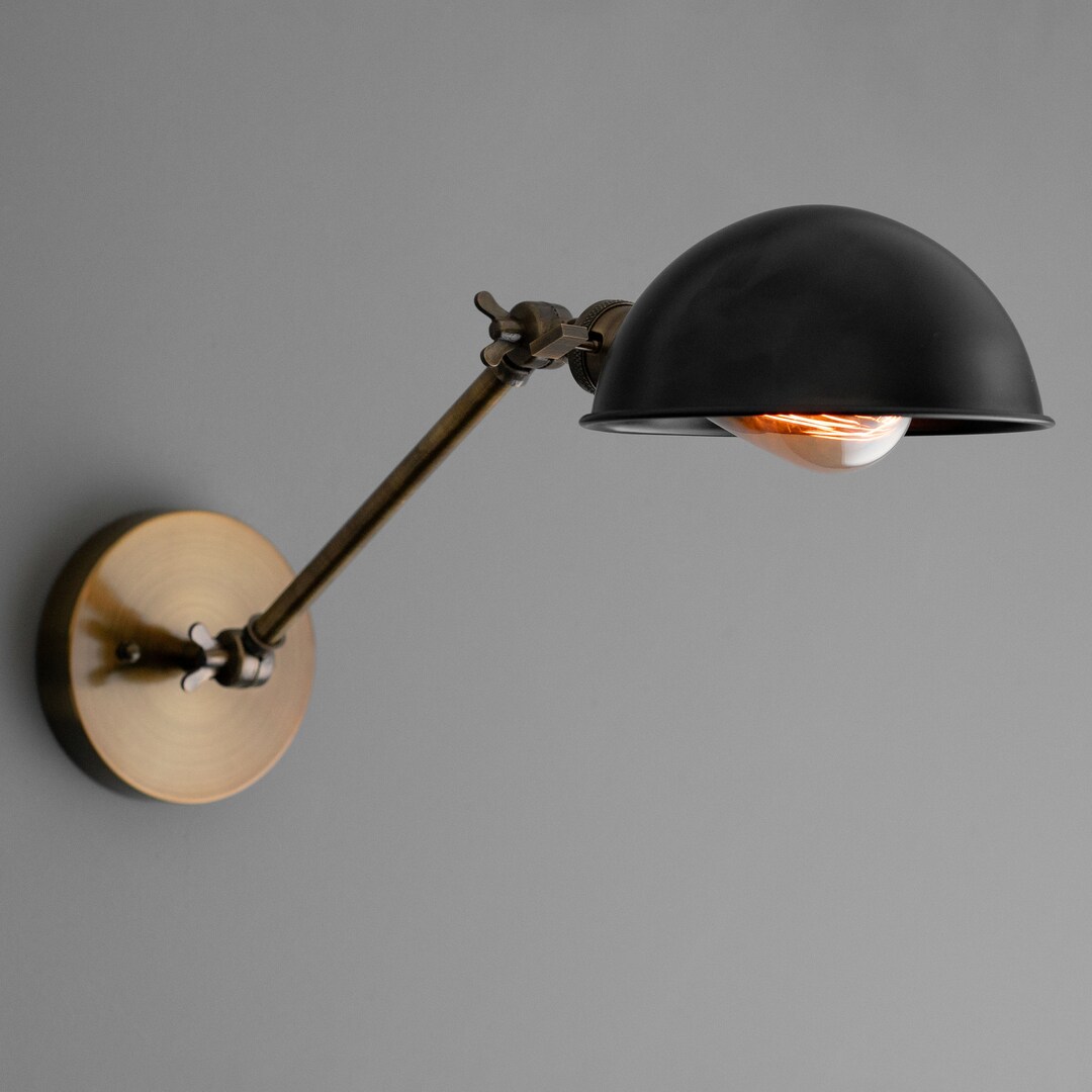 Parabolic Sconce - Wall Light Fixture - Directional Light ...
