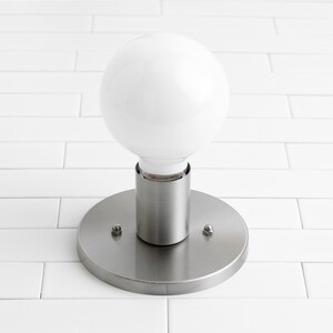 White Bulb Light - Modern Sconce - Wall Light Fixture - Simple Light ...