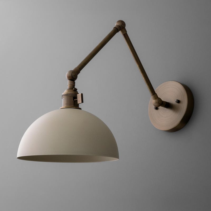 Swing Arm Bedside Lamp - Etsy