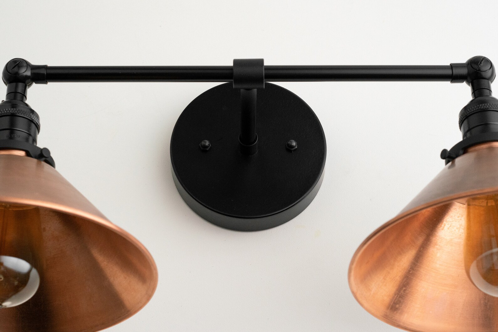 Copper Vanity Light - Industrial Bathroom - Industrial Decor - Vanity ...