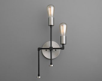 Modern Industrial Sconce Edison Bulb Wall Light - Etsy