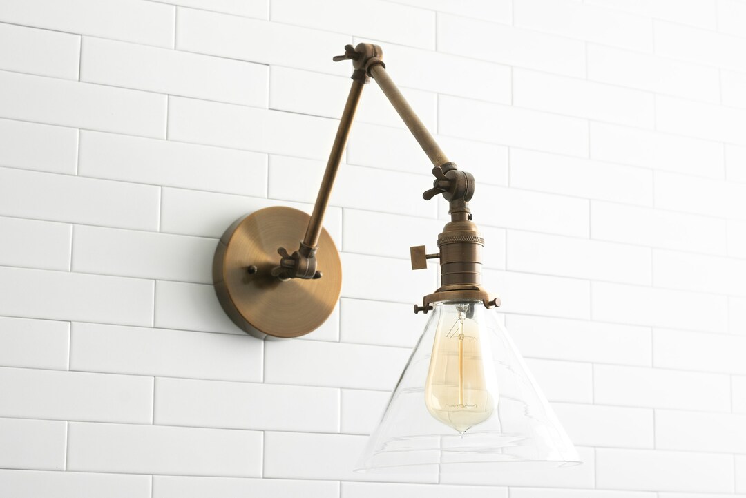 Articulating Sconce - Kitchen Sconce - Wall Sconce - Swing Arm Light ...