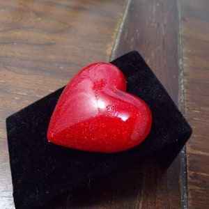 2 Inch Rounded Heart Brooch Cosplay - Etsy