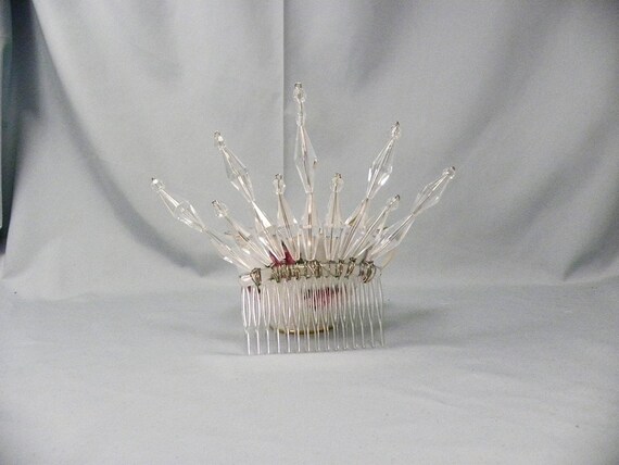 MADE TO ORDER Ice Crown Tiara for cosplay hair comb | Etsy