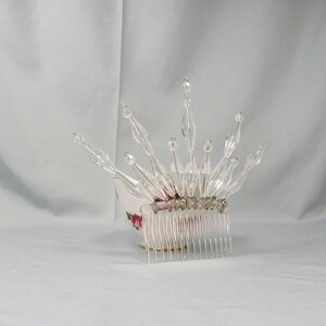 MADE TO ORDER Ice Crown Tiara for cosplay hair comb | Etsy