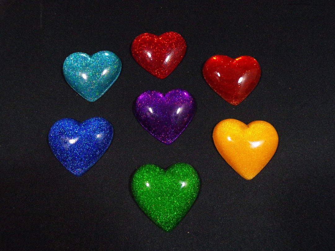 2 Inch Rounded Heart Brooch Cosplay - Etsy
