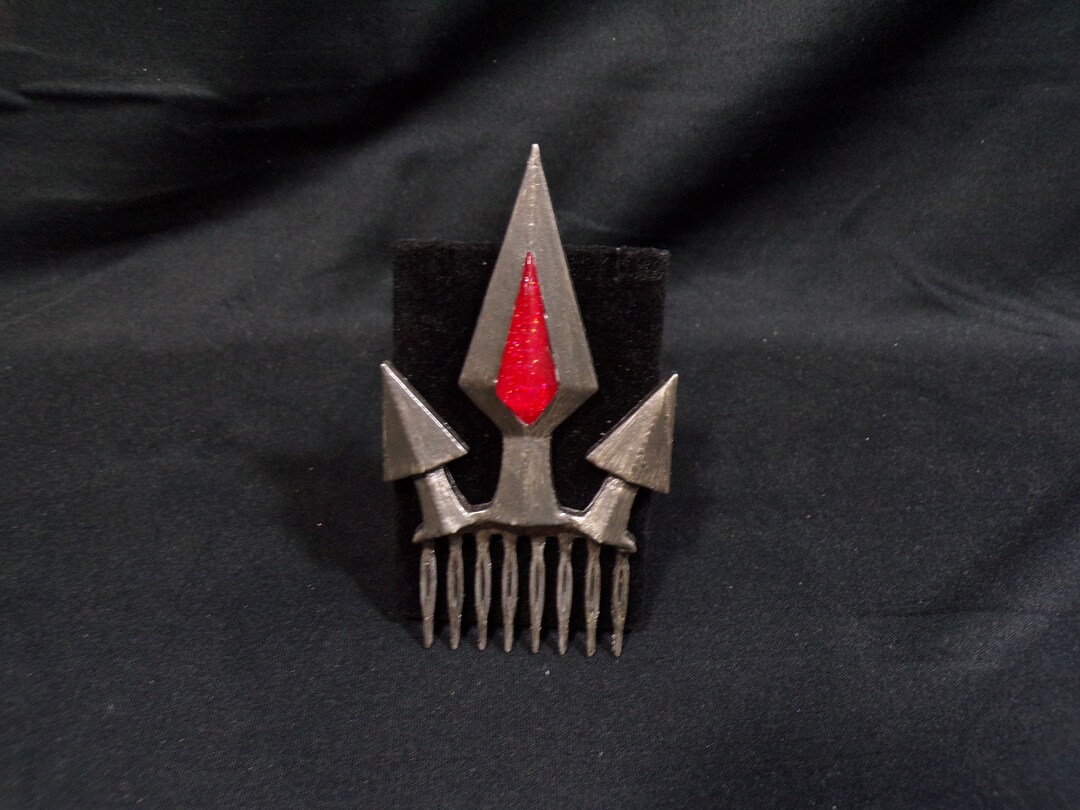 MADE TO ORDER - Red Gem Spike Crown Tiara for Cosplay Hair Comb - Etsy