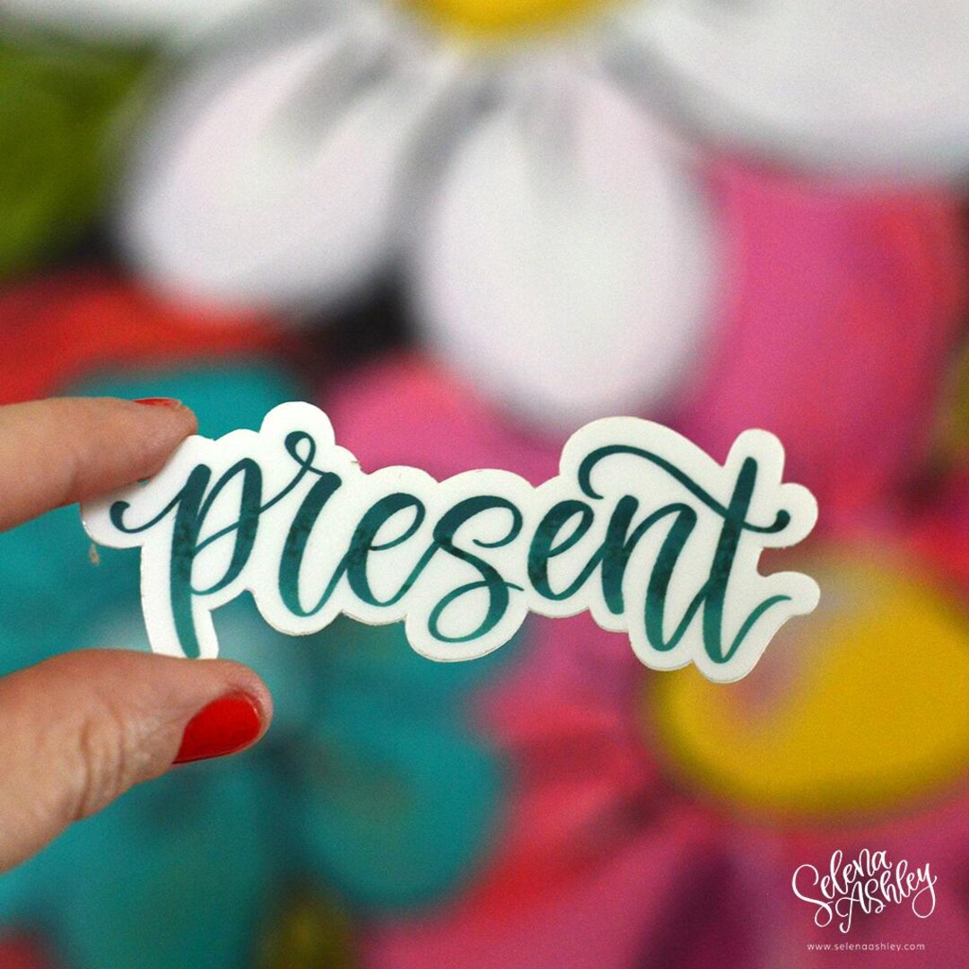 PRESENT - Power Word, Happy Mail, Word of the Year, Motivational ...