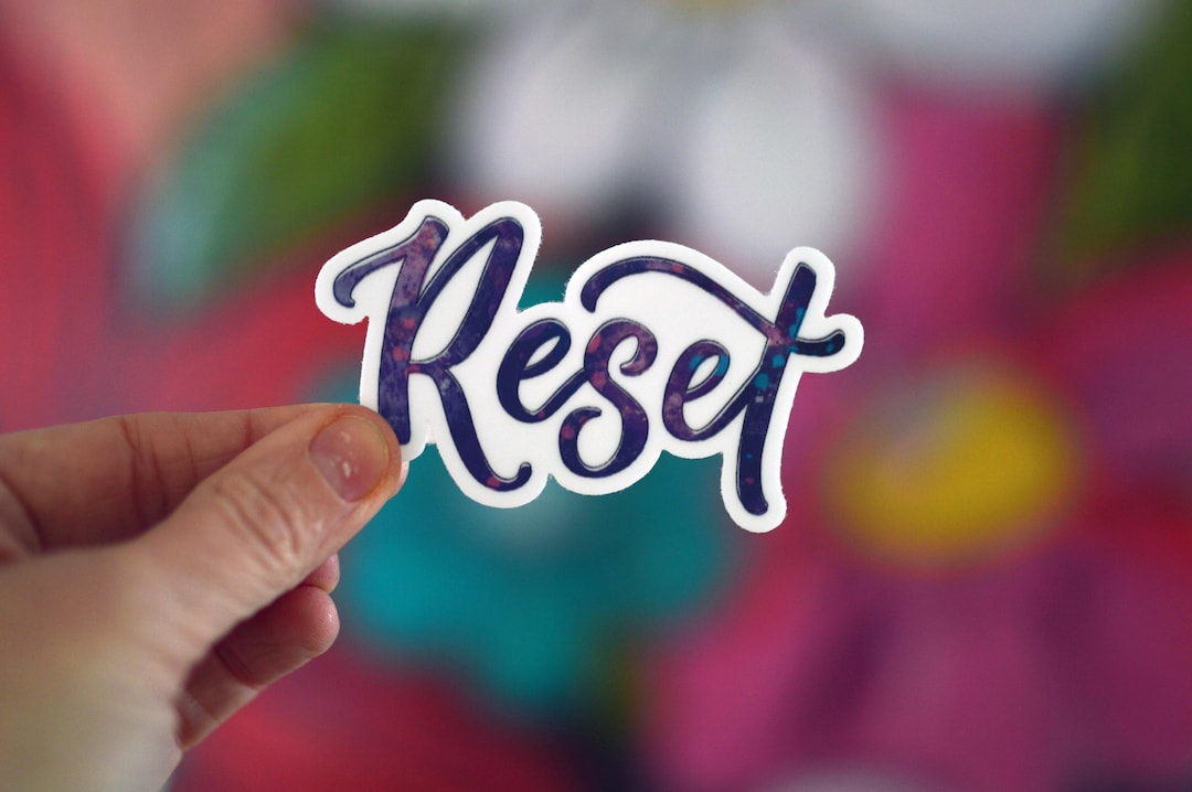 RESET - Power Word, Happy Mail, Word of the Year, Motivational ...