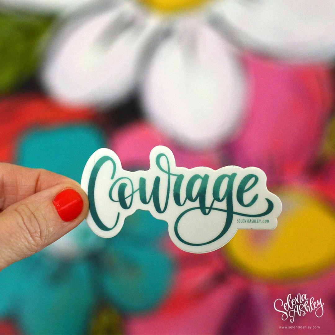 COURAGE- Power Word, Happy Mail, Word of the Year, Motivational ...