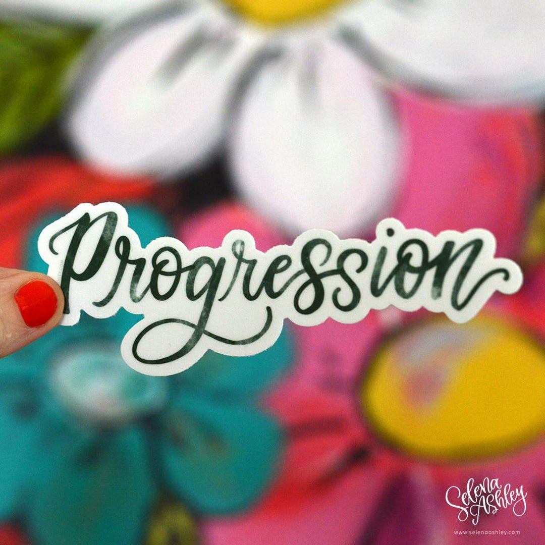 PROGRESSION - Power Word, Happy Mail, Word of the Year, Motivational ...