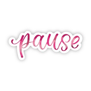 PAUSE - Power Word, Happy Mail, Word of the Year, Motivational ...